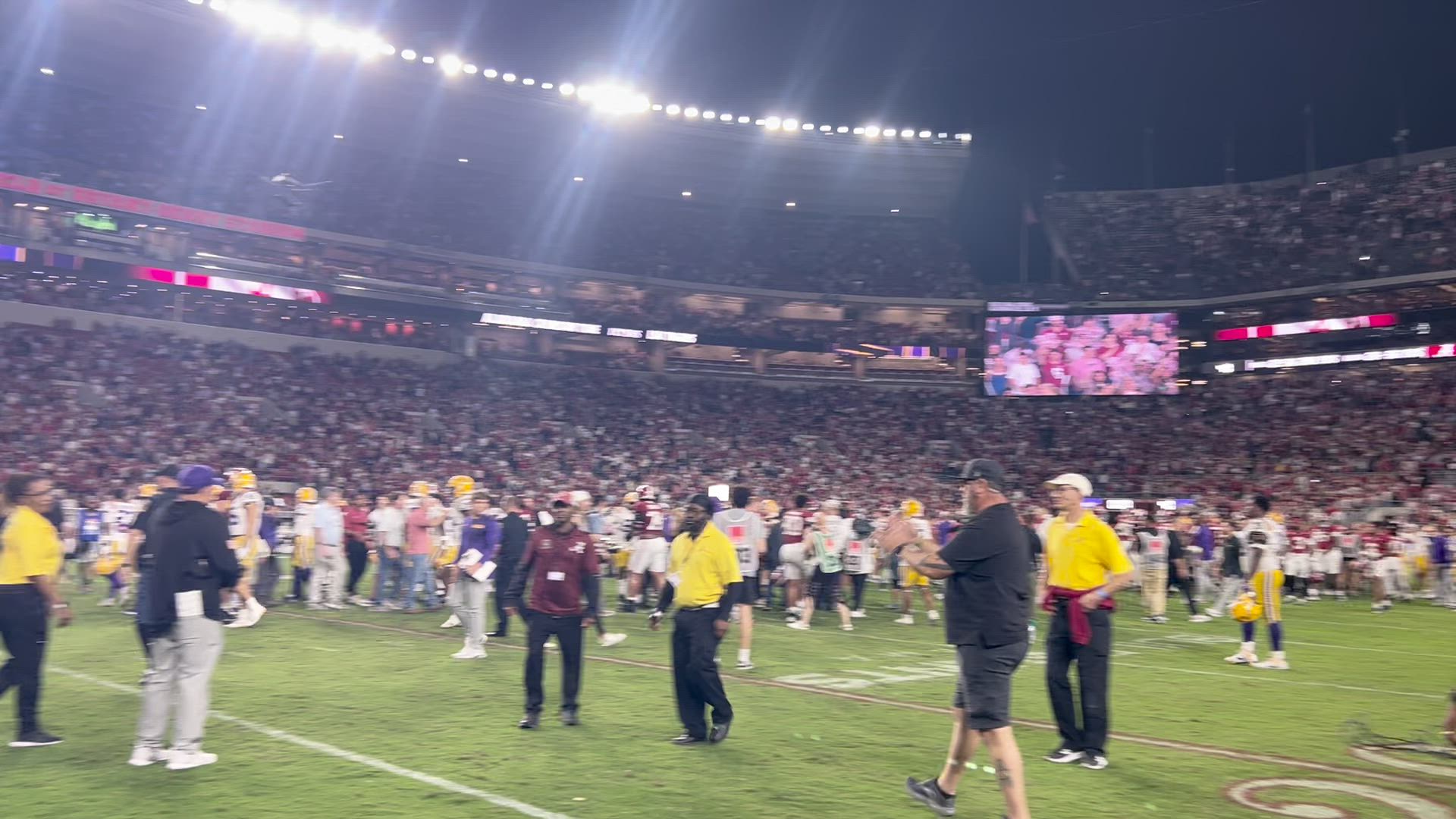 Rammer Jammer after Alabama beat LSU, 20-9