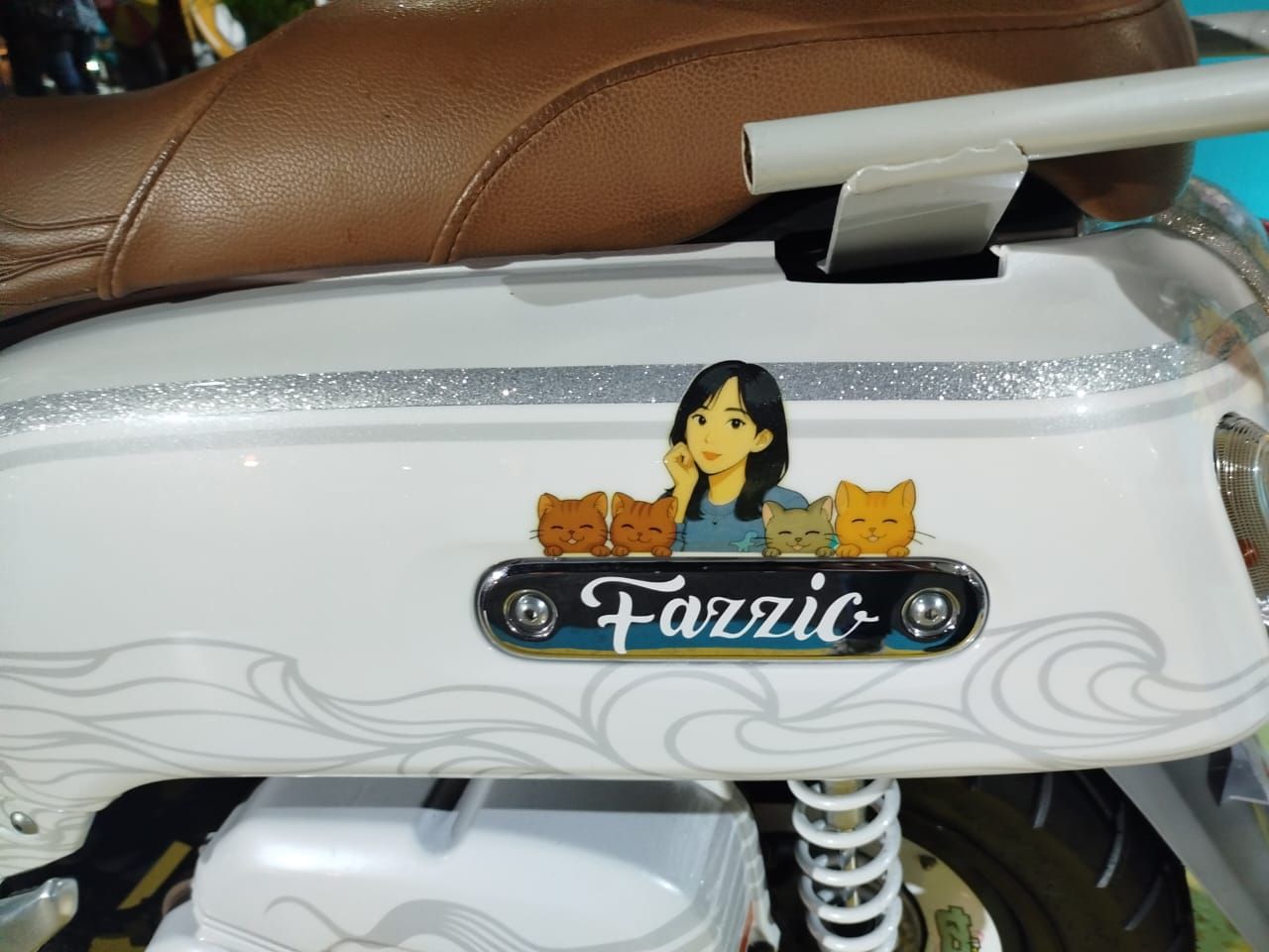 Yamaha Fazzio Kalcer Ala Zee Asadel Eks JKT48, Pecinta Kucing Boleh Niru