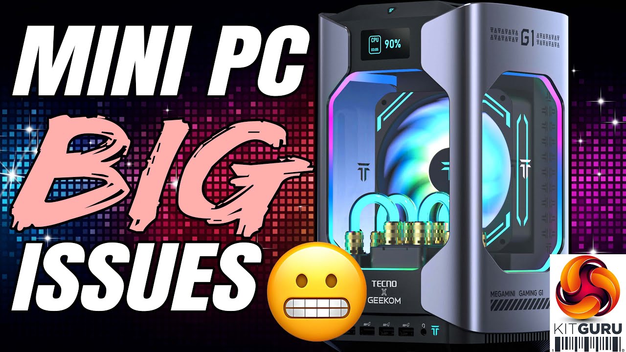 GEEKOM Megamini G1 - Tiny watercooled PC with fake loop!