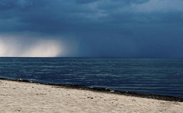 Outraged beachgoers capture video of floating 'abomination' in the ...