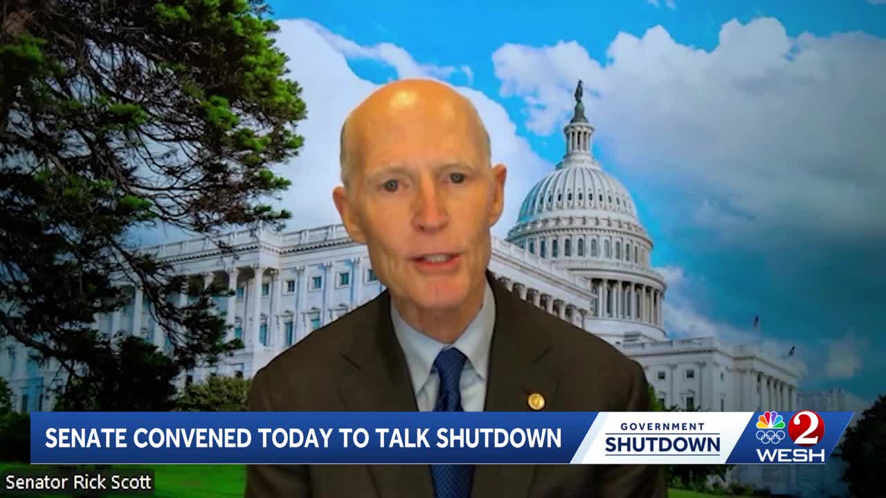 Florida Senator Rick Scott discusses latest on government shutdown