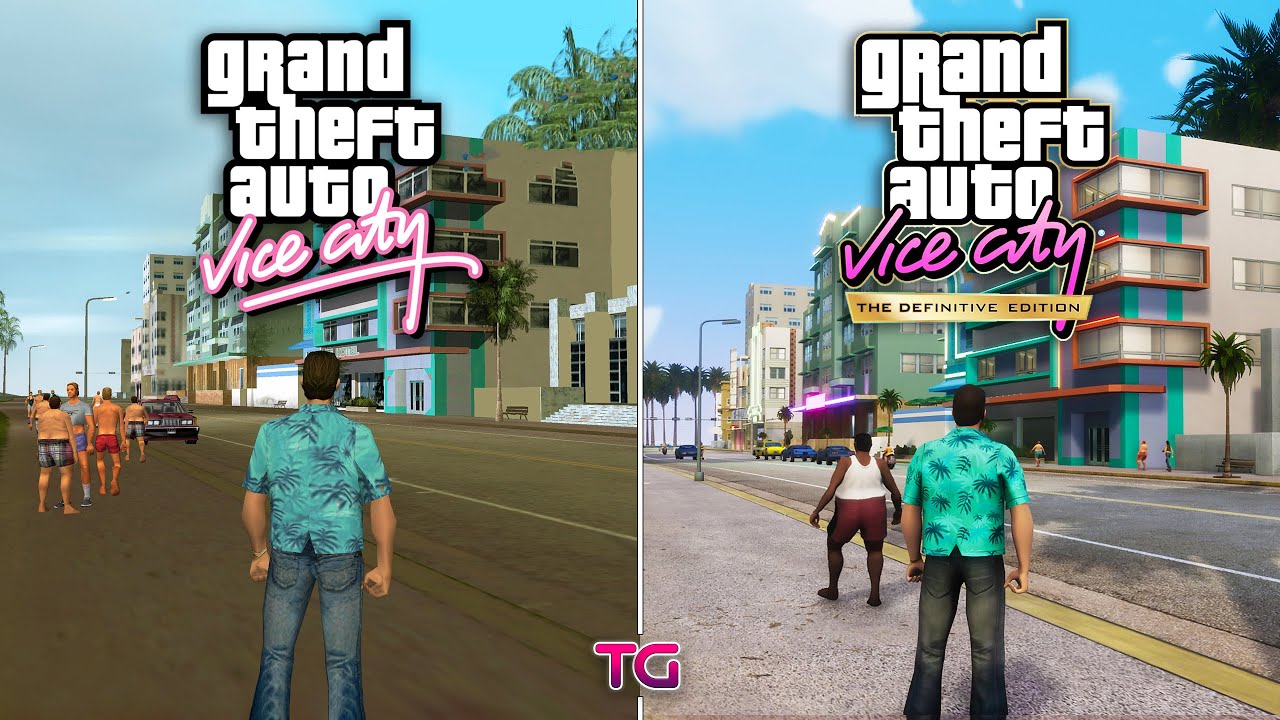 GTA Vice City: Remastered vs original - graphics comparison