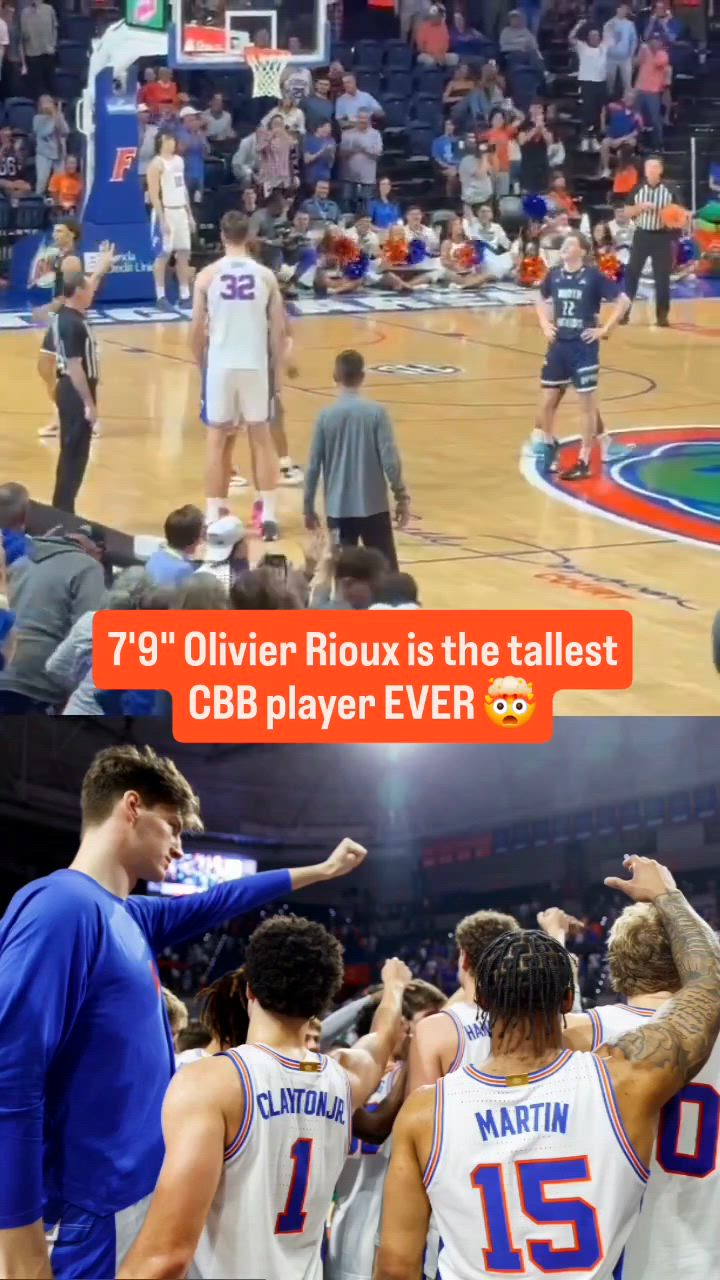 Olivier Roux is the Tallest Player in College Basketball History