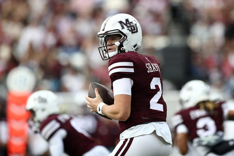 Jeff Lebby gives Blake Shapen injury update as Mississippi State QB ...
