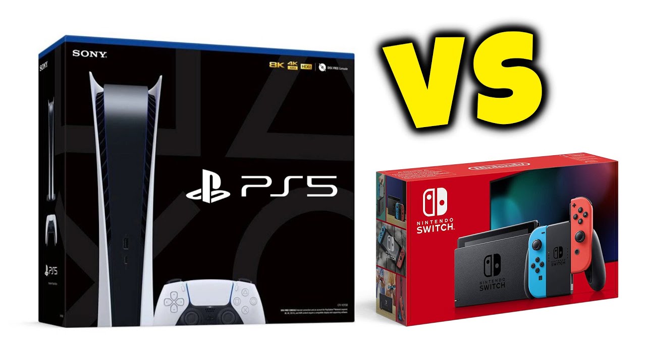 PS5 vs Nintendo Switch