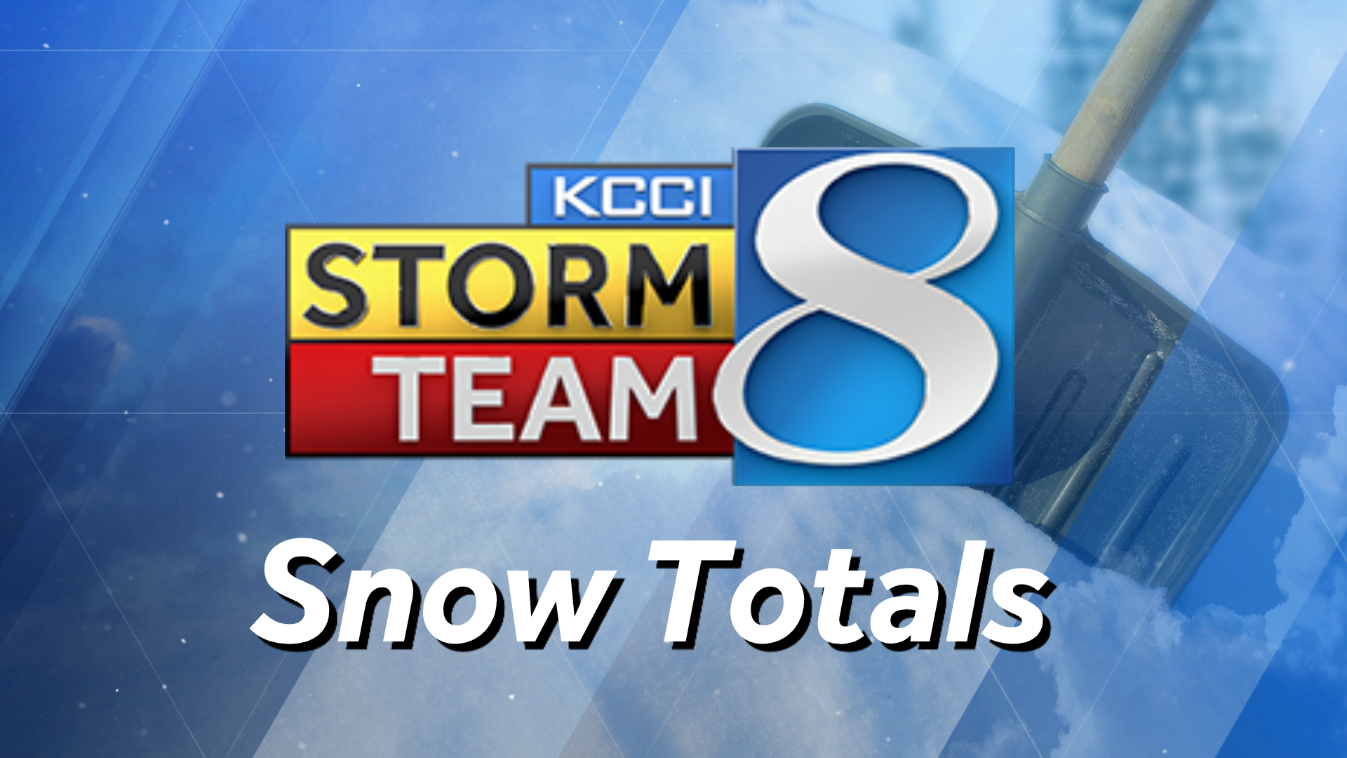 Iowa snowfall totals: Season's first snow covers parts of the state