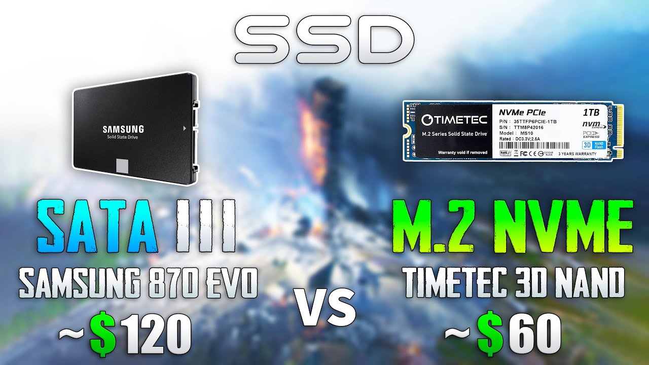 Cheapest SSD M.2 NVMe vs expensive SSD SATA III