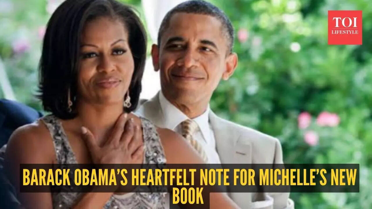 Barack Obama celebrates Michelle’s new book with a heartfelt note: A ...