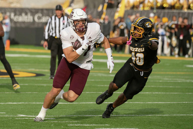 Jaguars draft Texas A&M football TE Nate Boerkircher in 2nd round of ...