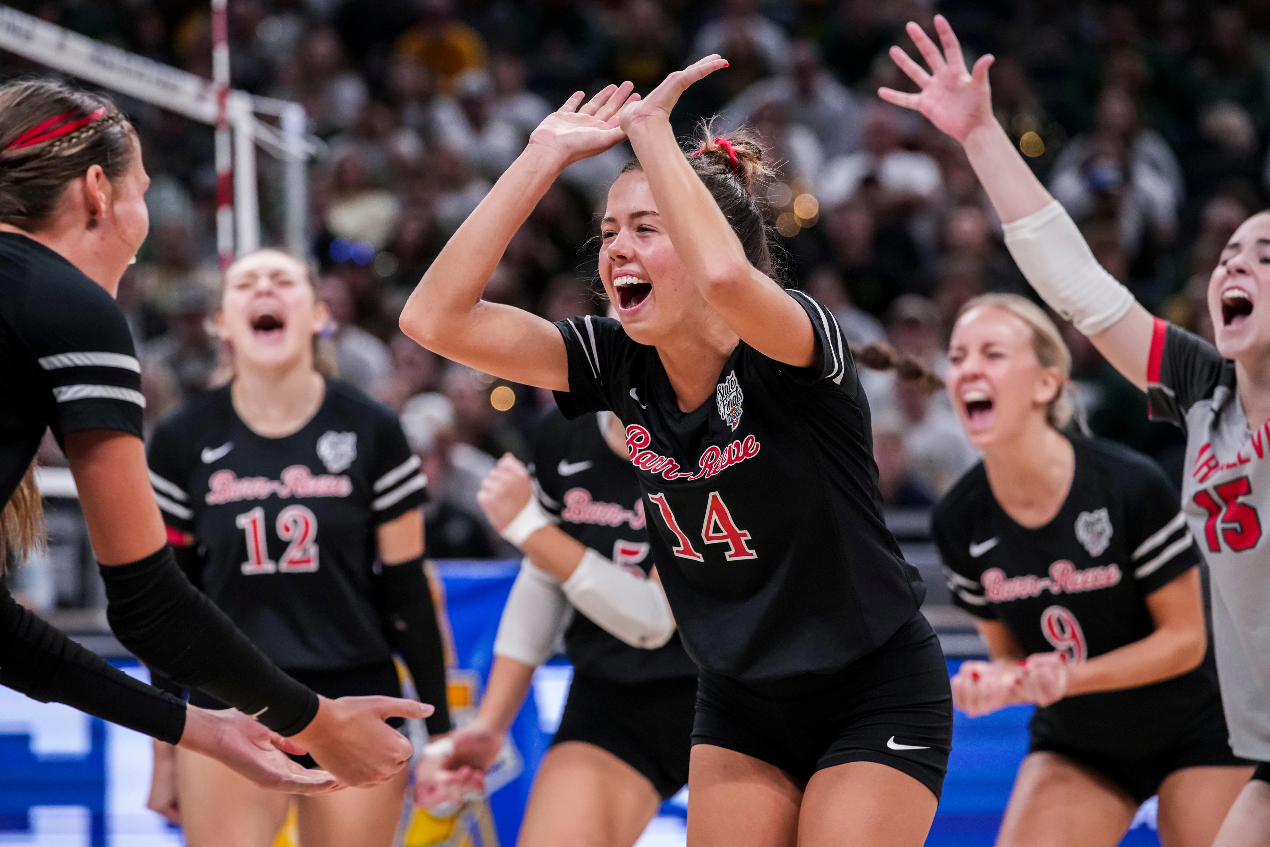 Barr-Reeve volleyball wins IHSAA state championship with thrilling five ...