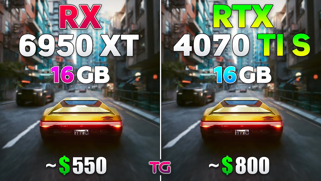 RTX 4070 Ti SUPER vs RX 6950 XT - Test in 10 games