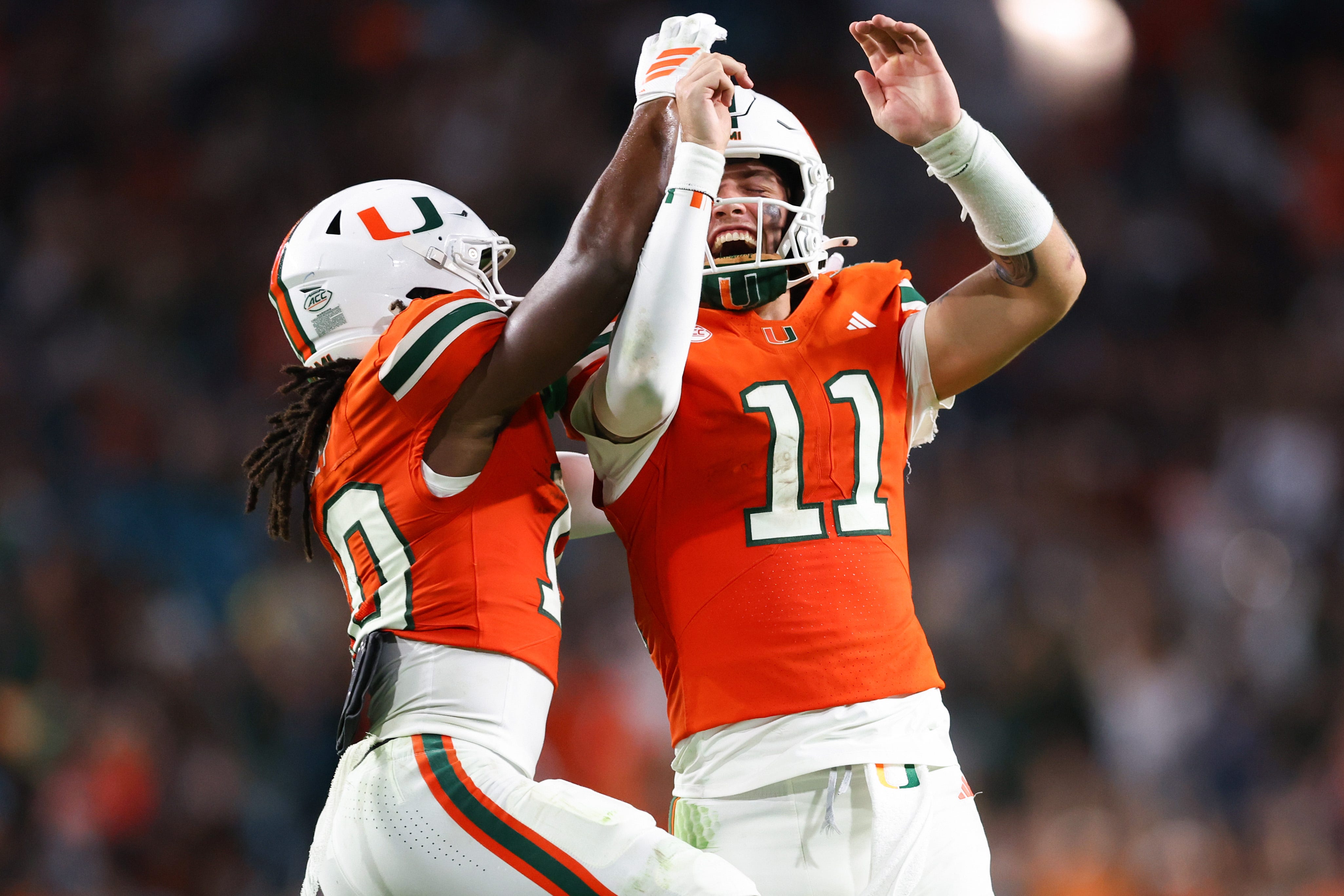 Miami football vs Syracuse highlights. Hurricanes run away with win in ...