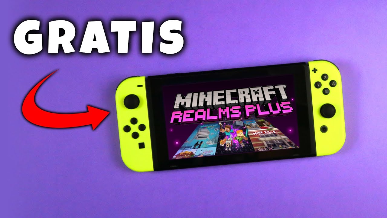 Toma tu REALM de MINECRAFT gratis para Nintendo SWITCH 😎