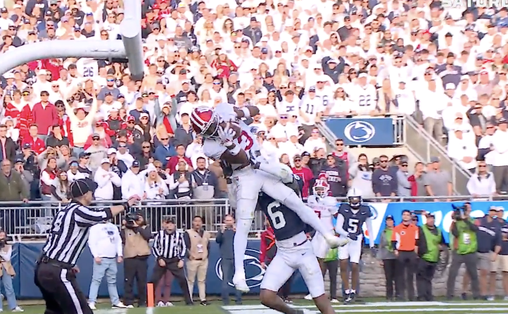 Indiana thwarts Penn State upset bid with catch of the year