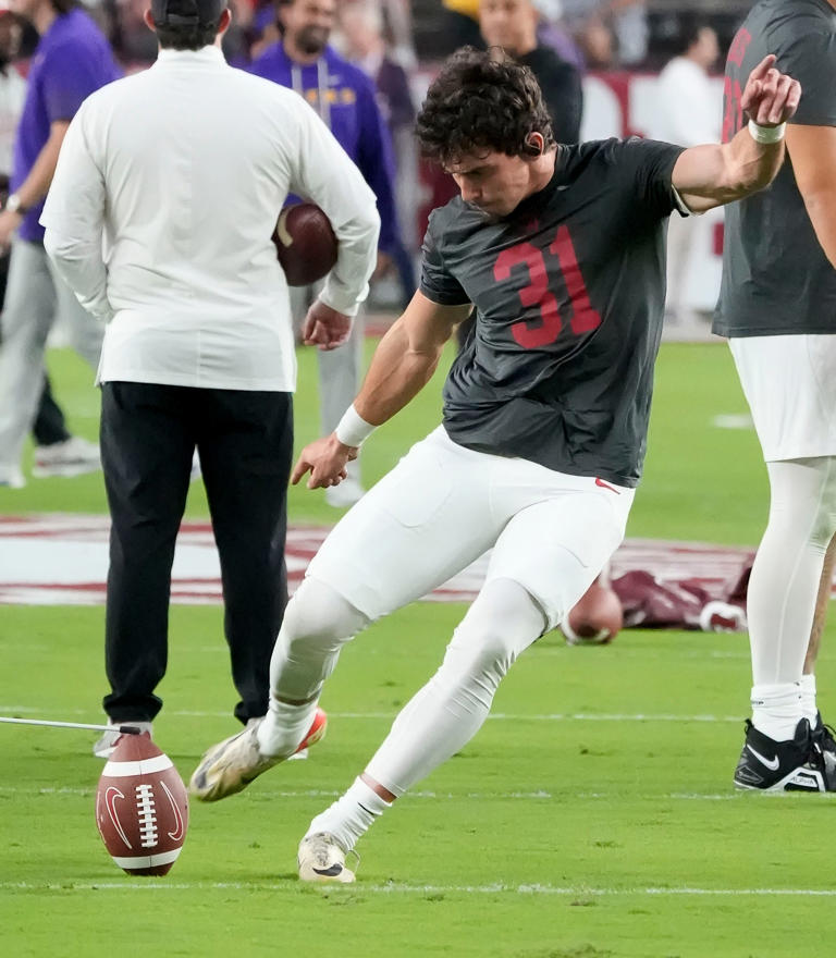 Alabama football fans boo FG miss by kicker Conor Talty