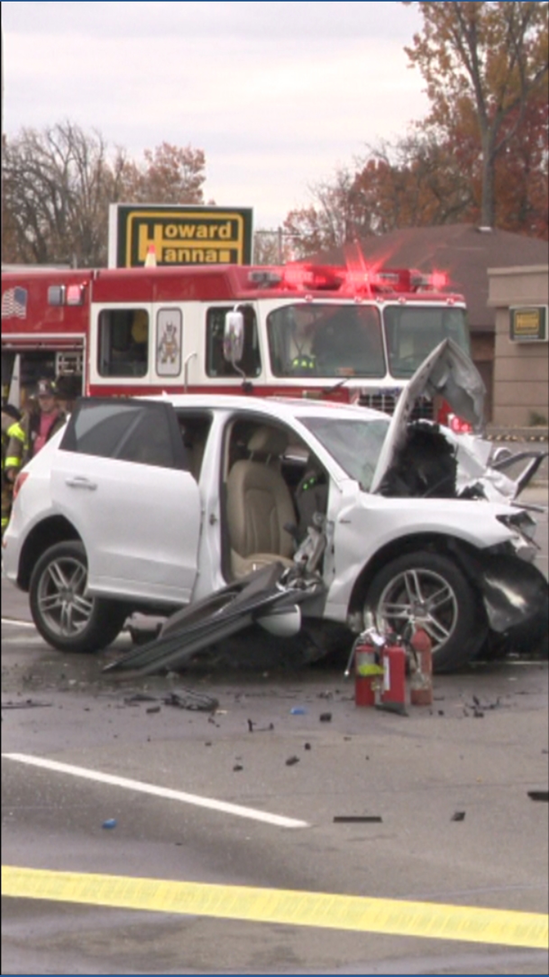 Crash involving NFTA bus and car on Sheridan Drive