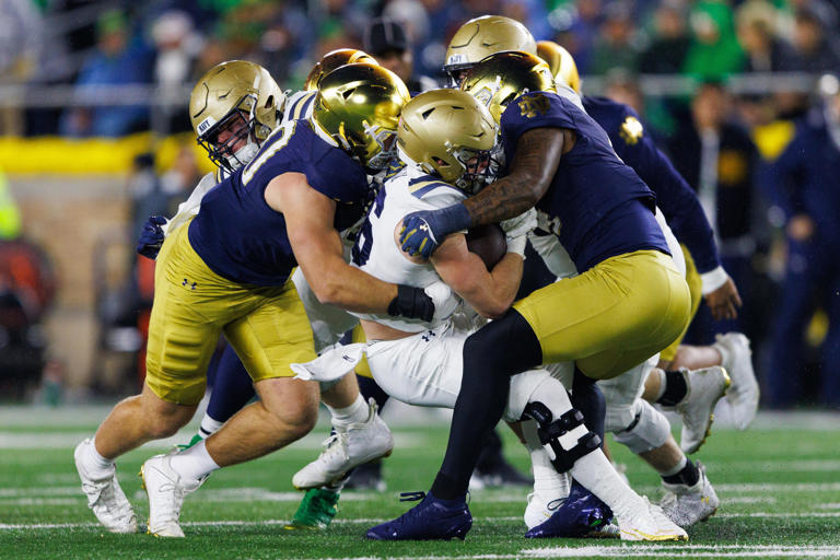 Notre Dame football vs. Navy, live score updates, highlights, how to ...