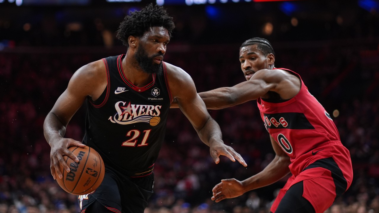 Raptors’ win streak snapped by 76ers thanks to Embiid, Maxey