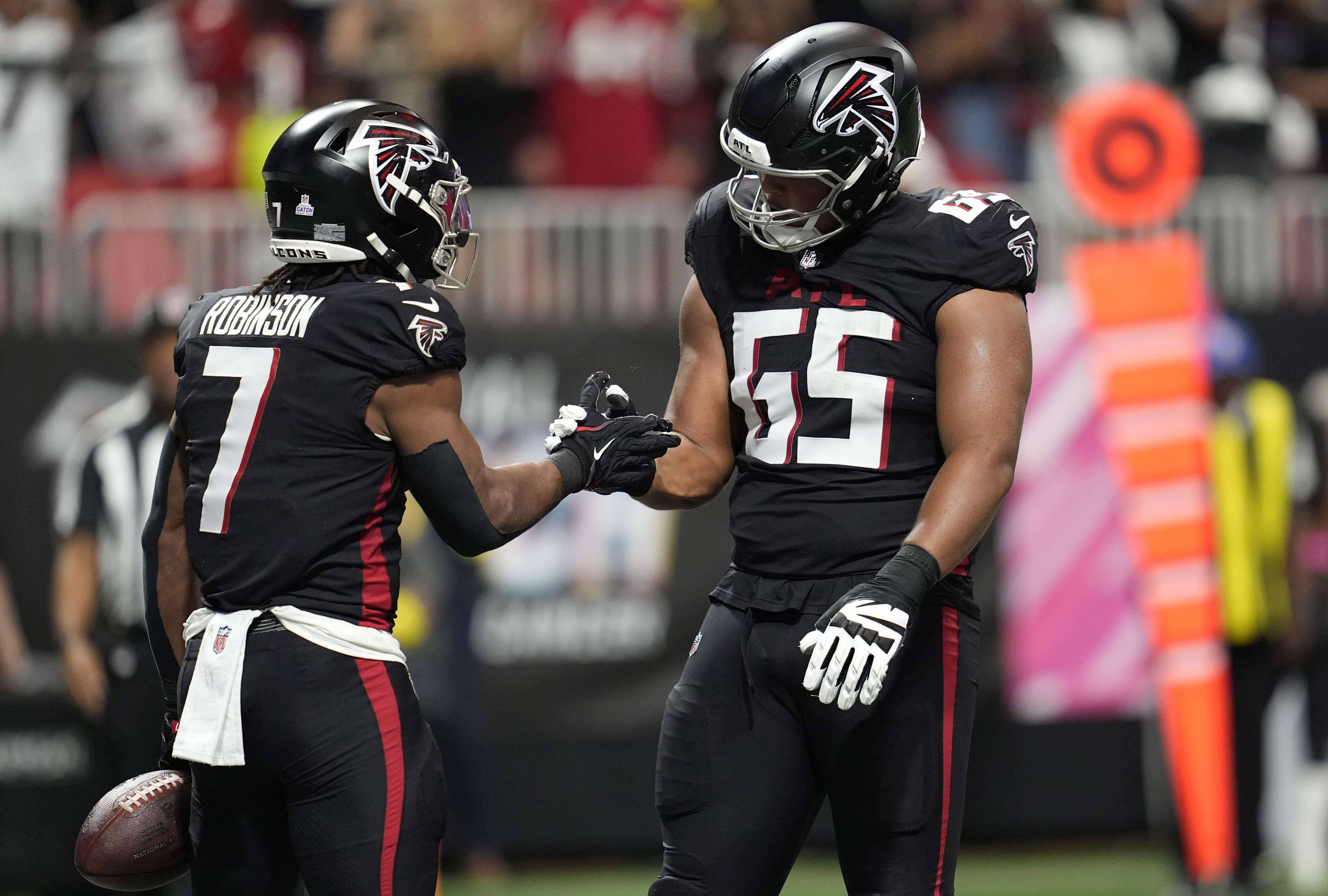 Will offensive line injuries derail Falcons’ run-game revival?