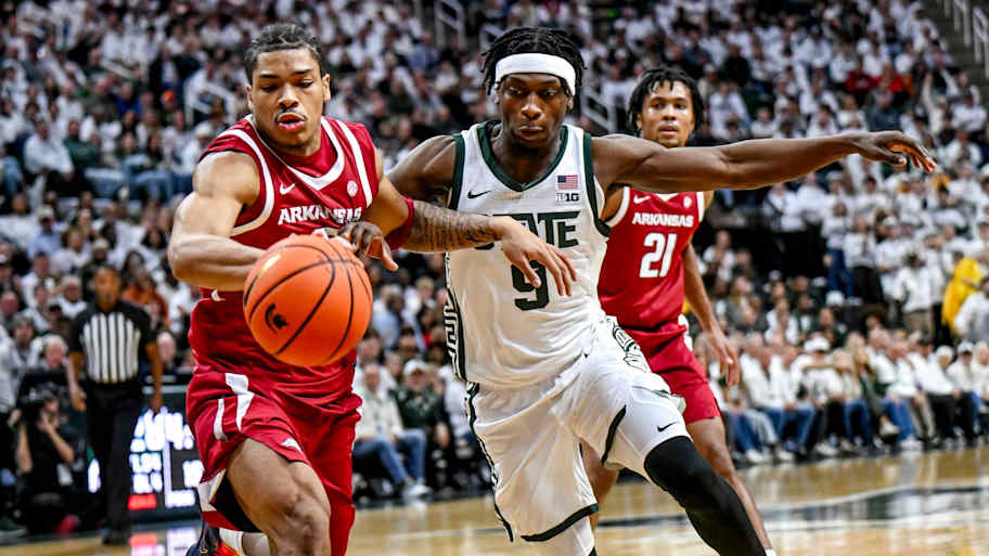 No. 22 Michigan State Takes Down No. 14 Arkansas in Thriller