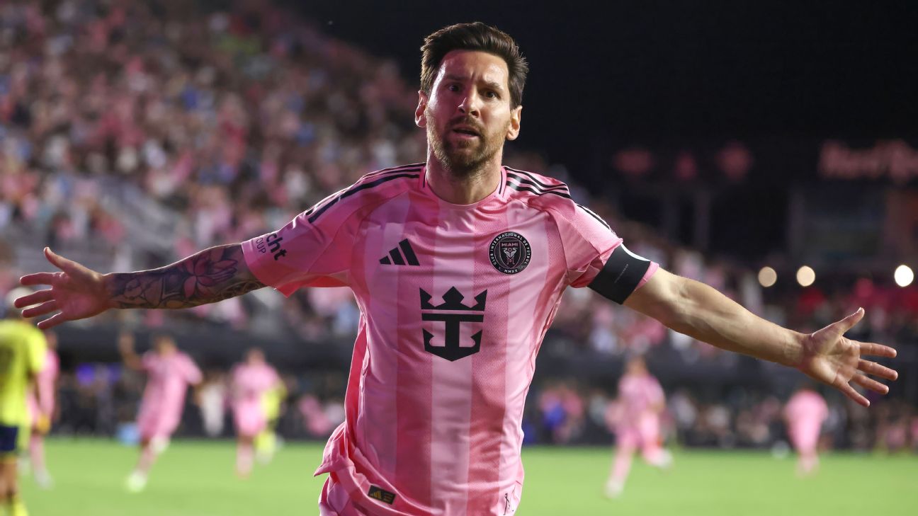 Lionel Messi's brace leads Miami to 1st MLS playoff series win