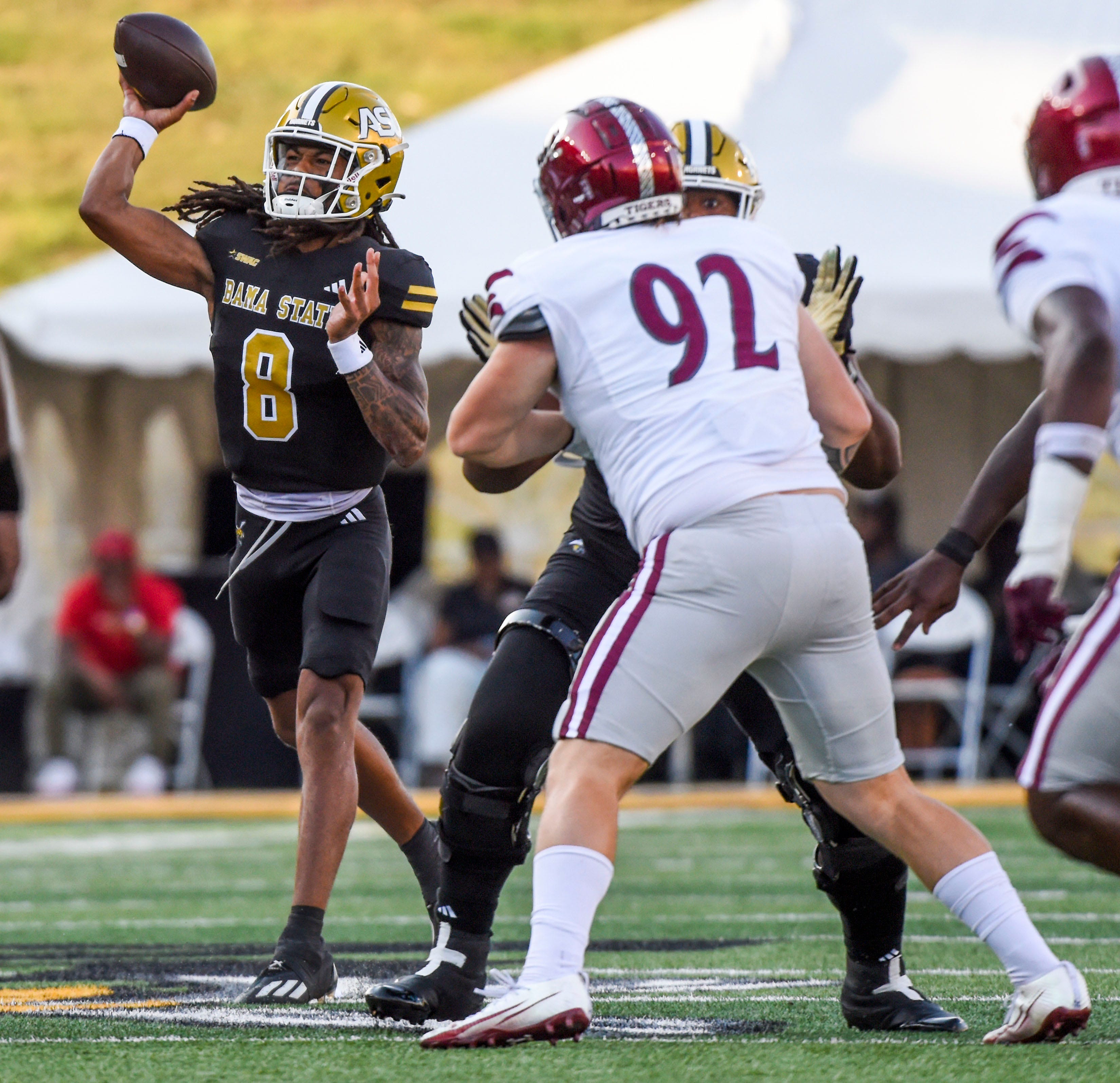 Alabama State football erupts in second half to secure win over Texas ...