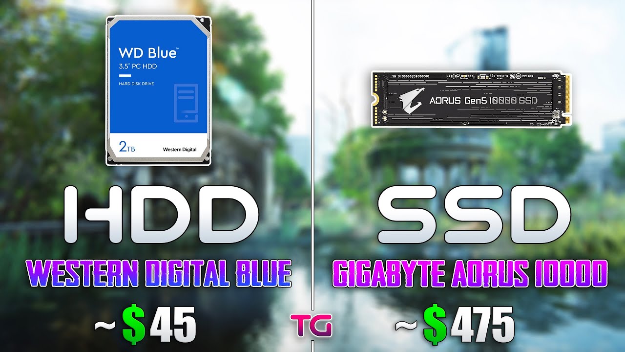 Regular HDD vs fastest SSD PCIe 5.0 loading games