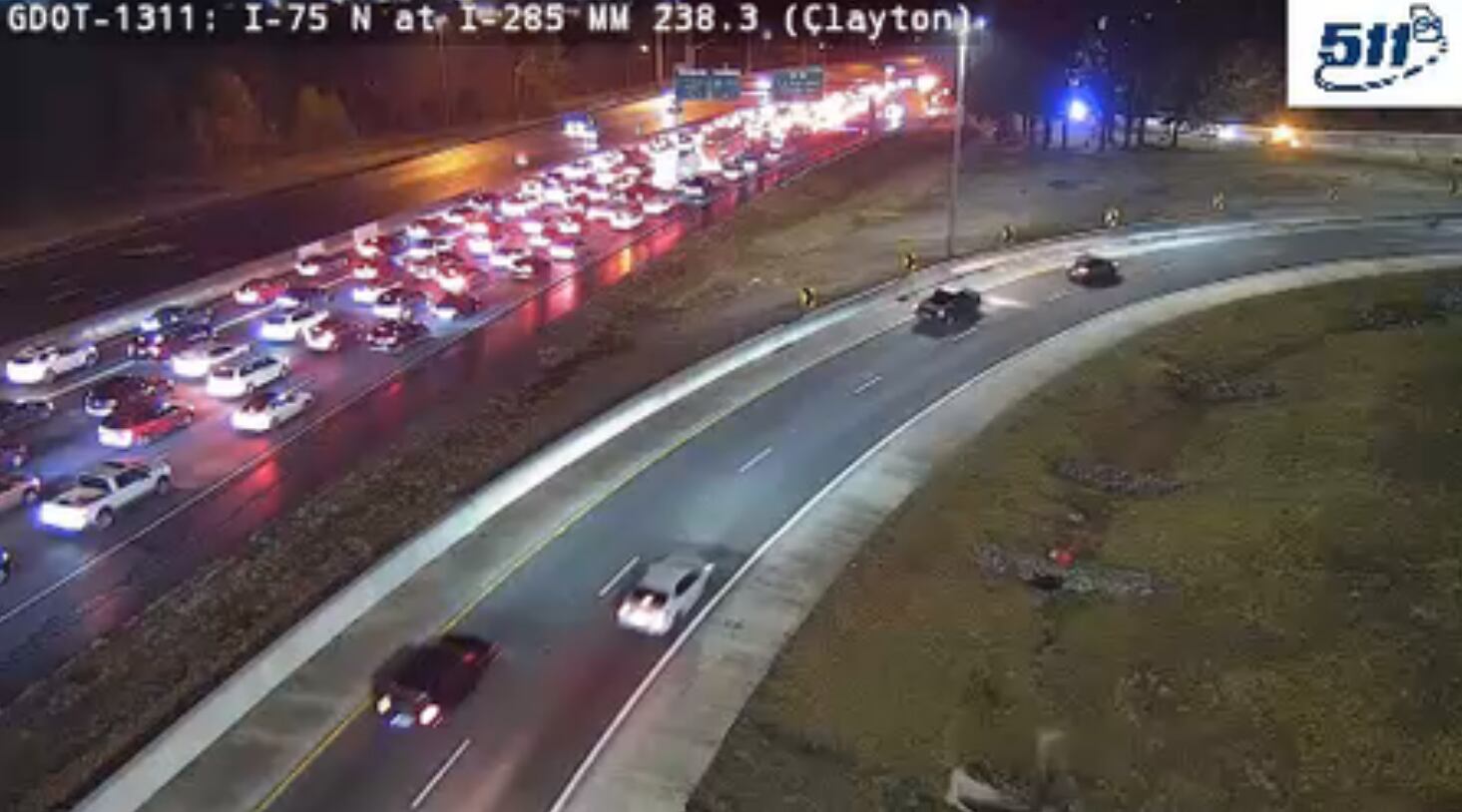 I-75 reopens in Clayton County after flash flooding