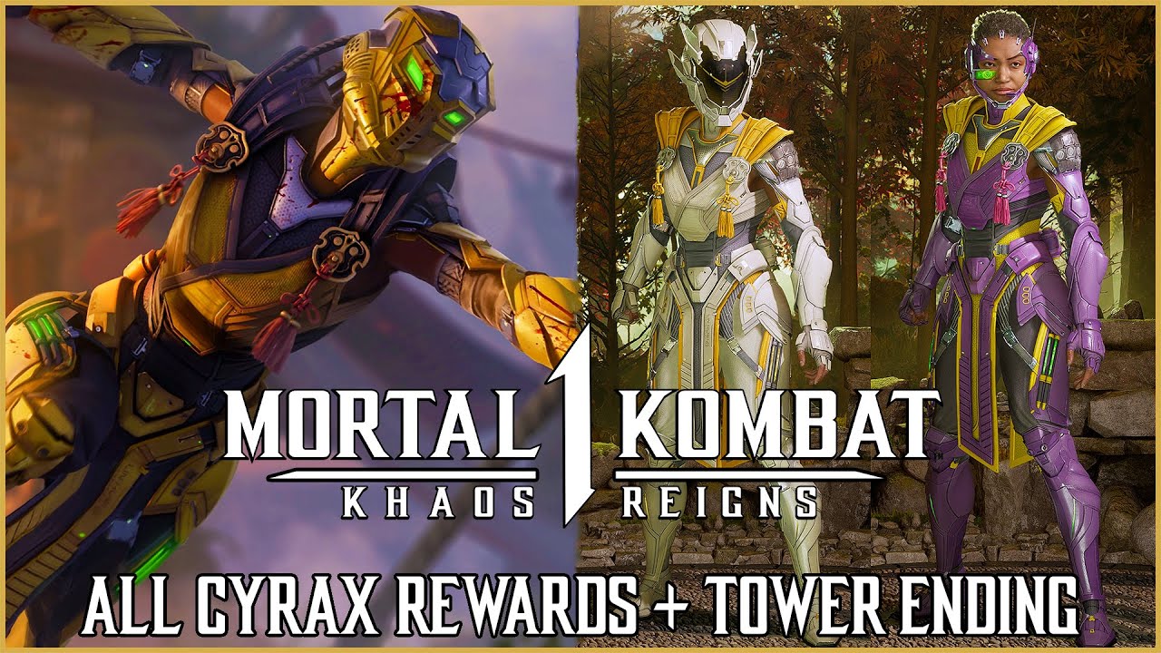 Mortal Kombat 1 Khaos reigns all CYRAX mastery rewards and tower ending