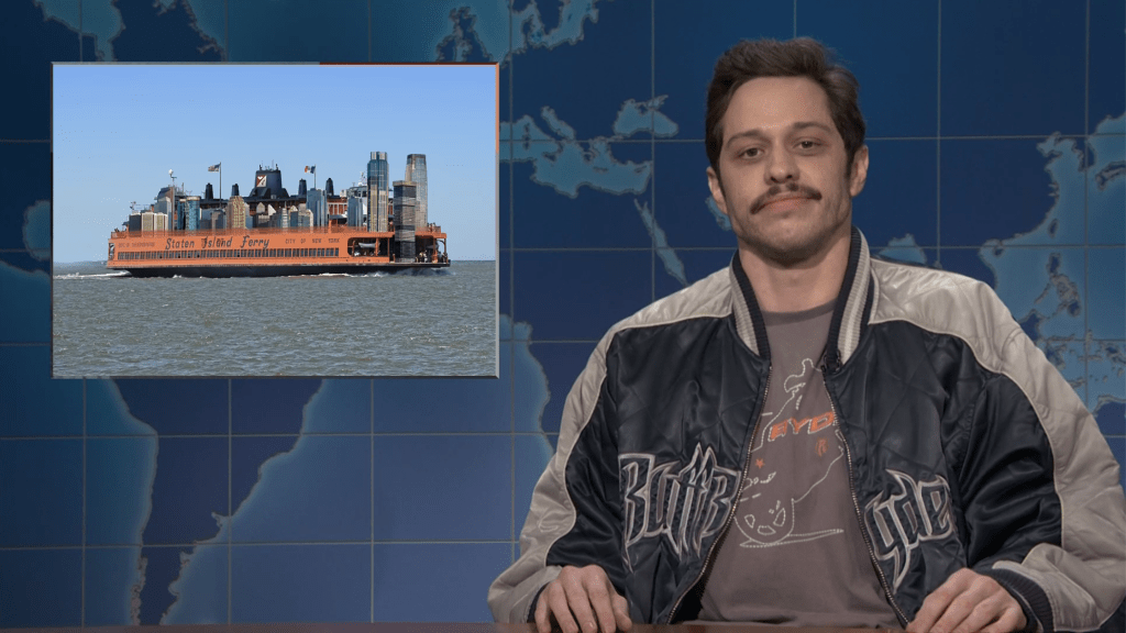 Pete Davidson Returns To ‘SNL' To Roast His & Colin Jost's Staten ...