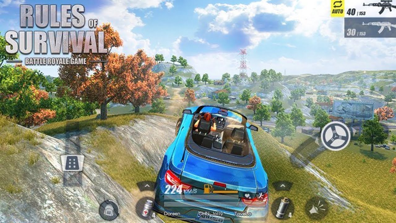 Battle royale on your phone! New car trolling! | Rules of Survival