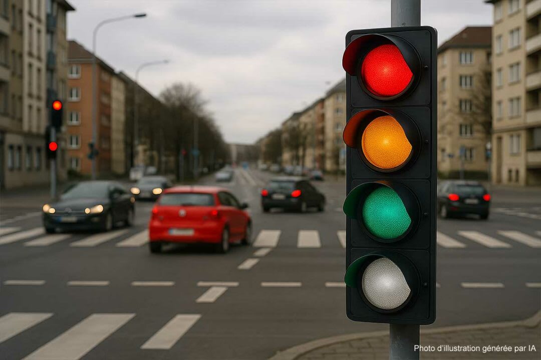 L’ajout d’une quatrième couleur au feu de signalisation pour les ...
