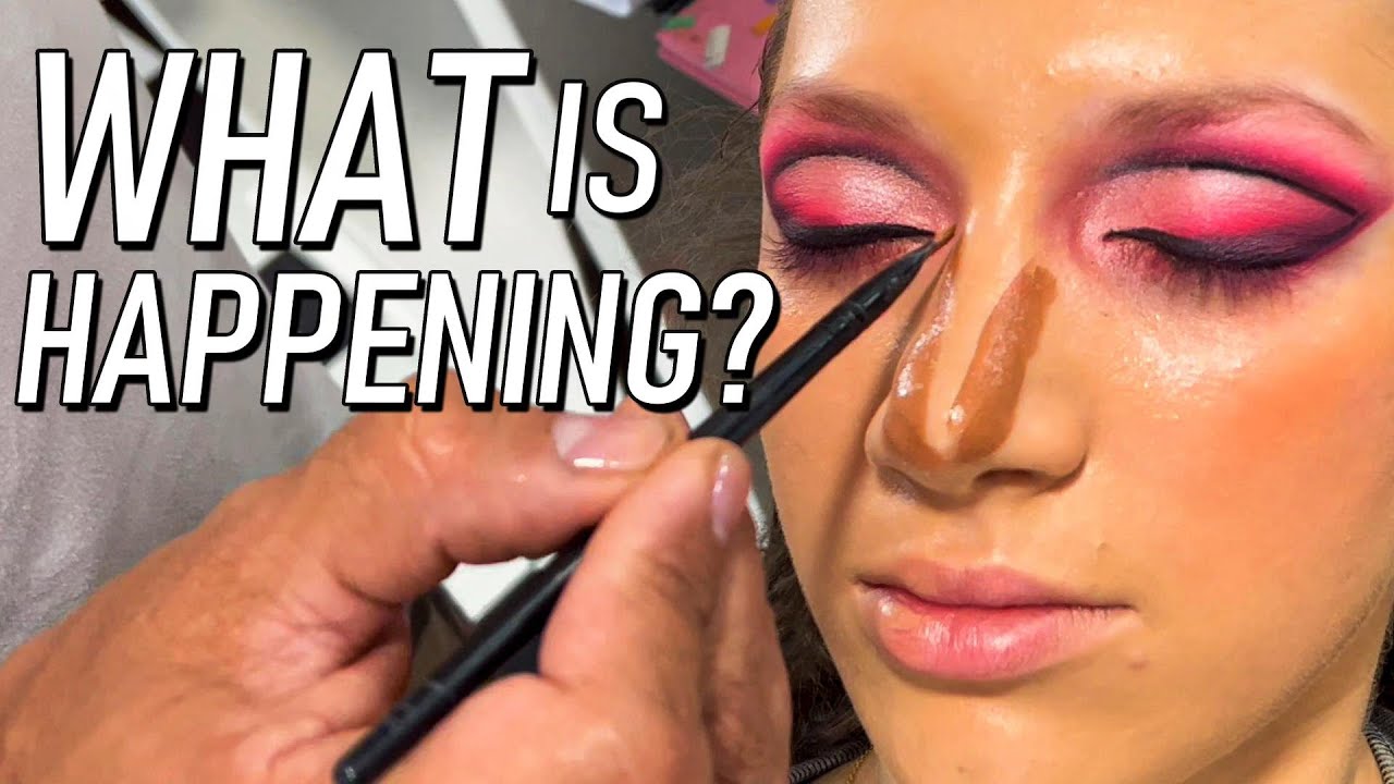 Watch my makeup go from zero to ten and back again