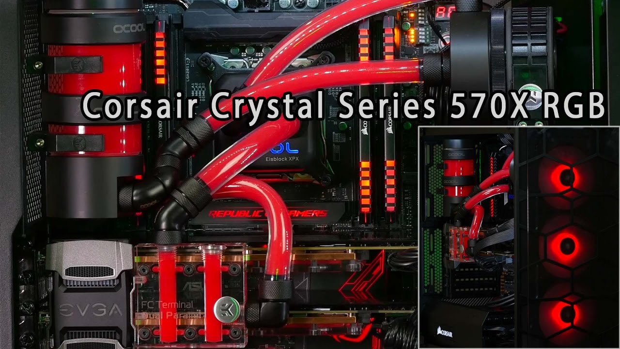 Corsair Crystal Series 570X RGB tempered glass chassis review