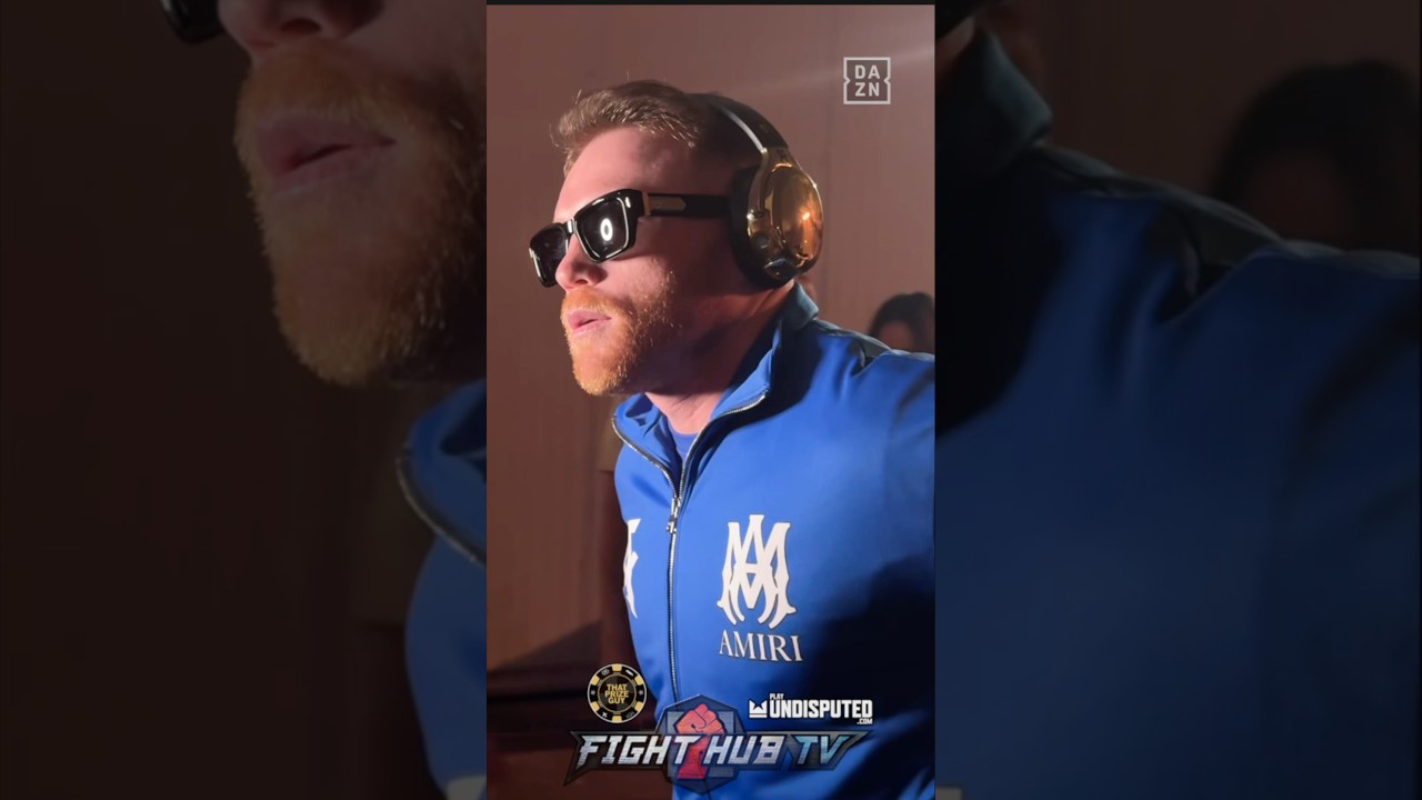 Canelo Alvarez arrives LOCKED IN to become 2x undisputed vs Scull!