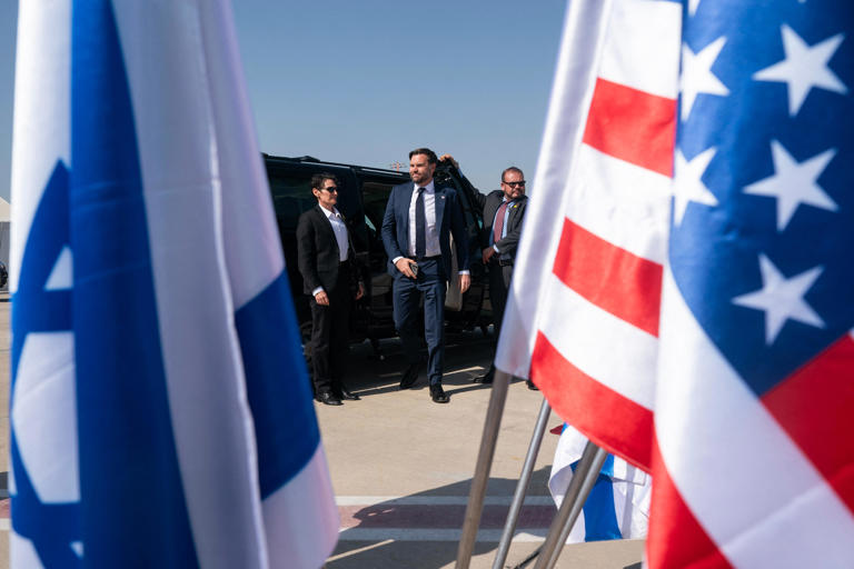 From Israel to the US, Vice President JD Vance isn't shy about his religion