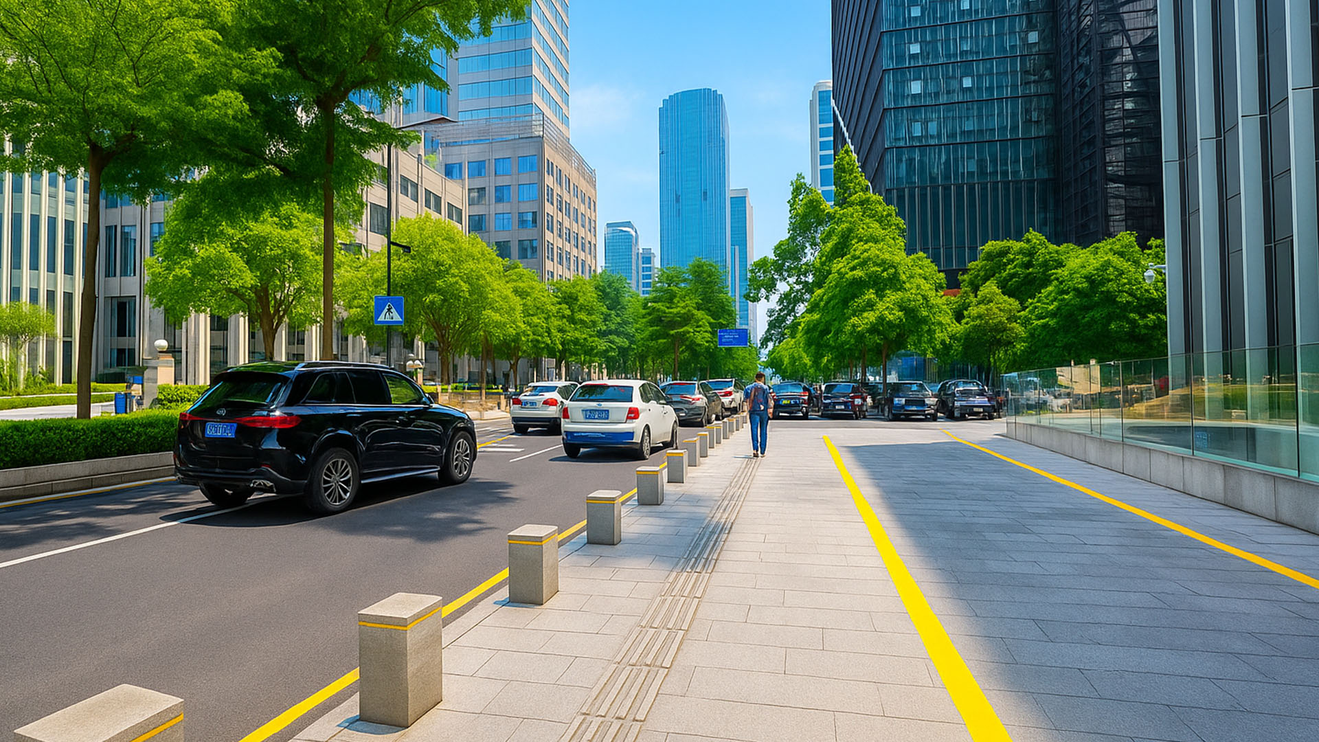 Caminhada pela Rua Comercial de Futian