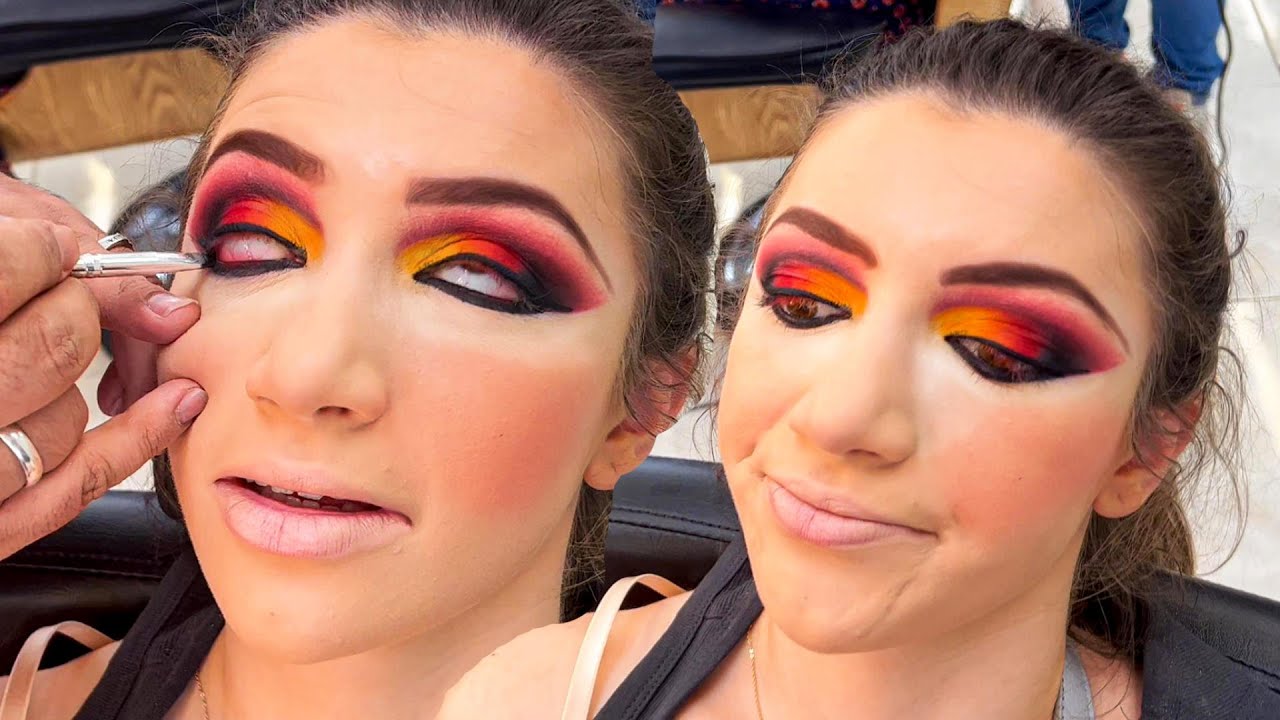 Beauty becomes pain during my extreme glam process