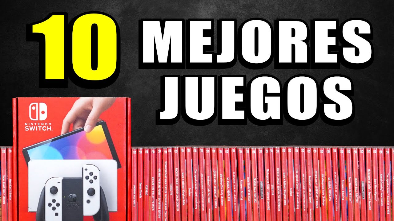 🔥 Los 10 mejores juegos de NINTENDO SWITCH (actualizado) top definitivo