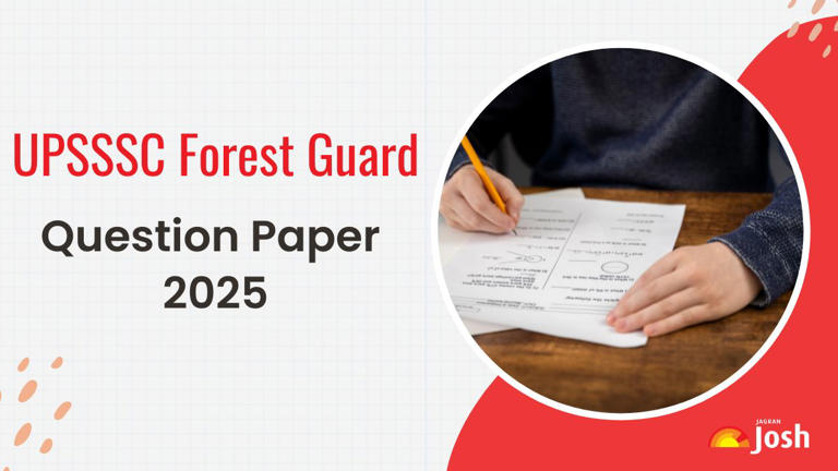 UPSSSC Vanrakshak Question Paper 2025: Download Forest Guard Exam Paper ...