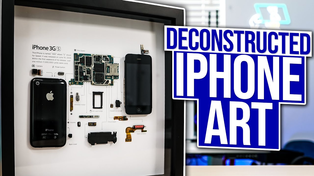 Deconstructed iPhone art for your office!