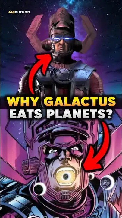 Why does Galactus really eat planets? #fantasticfour