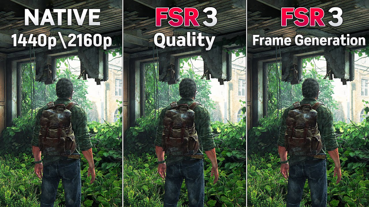 The Last of Us Part I with FSR 3 frame generation