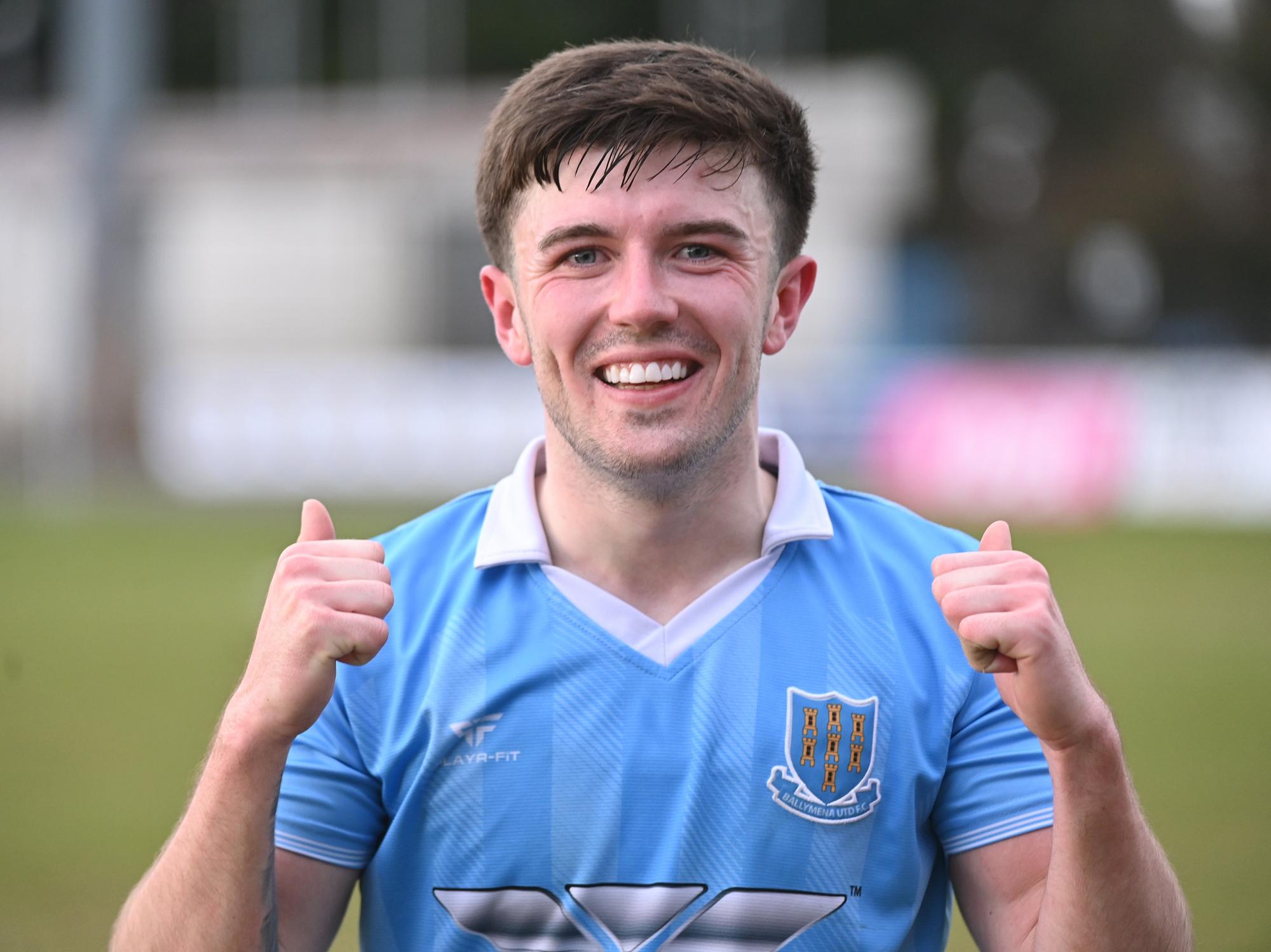 Kian Corbally delighted as Ballymena United bag three points at Bangor ...