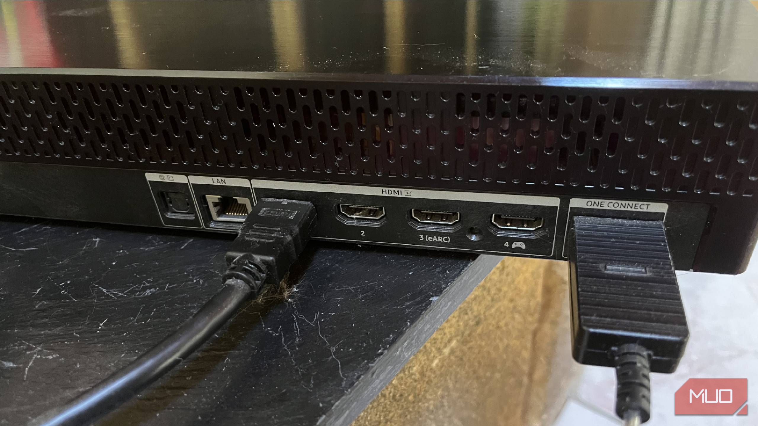 The HDMI ports on your TV look identical but only one supports ARC