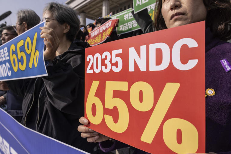 2035 NDC '53∼61% 감축' 전망…정부안 대비 소폭 상향
