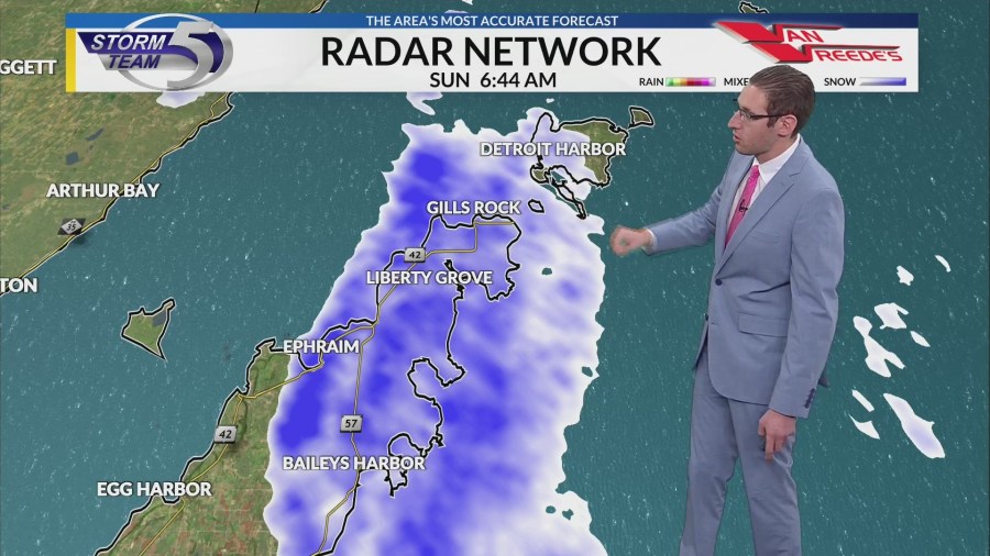 More lake effect snow up north today, affecting parts of northeast ...