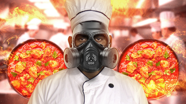 The Spicy Dish That's So Pungent Chefs Have To Wear Gas Masks When ...