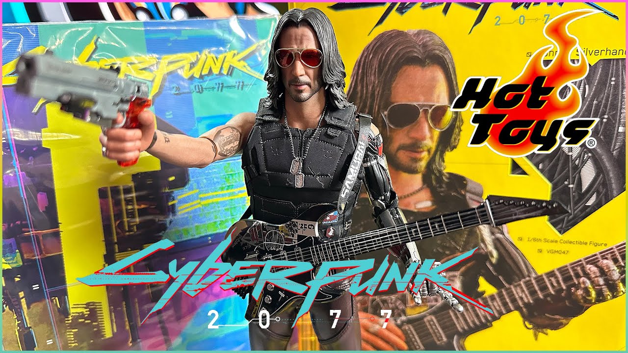 Hot Toys Johnny Silverhand Cyberpunk 2077 1/6 scale figure unboxing