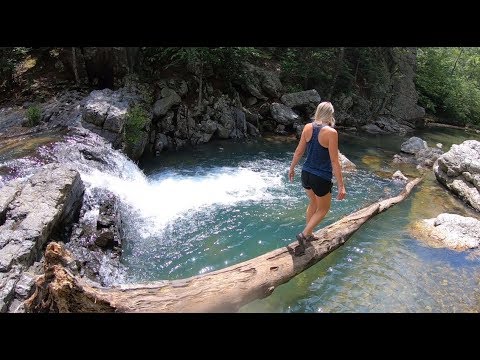Beautiful hidden river discovered deep within the mountain range